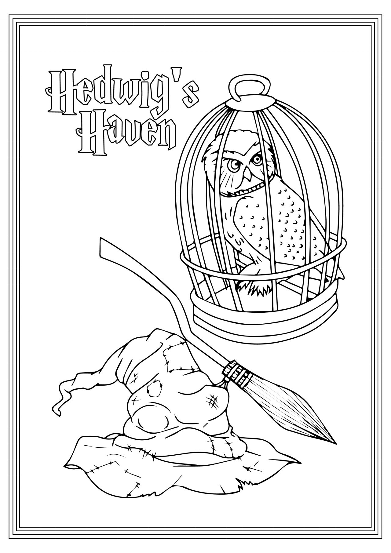 Coloring Pages | Hedwig's Haven